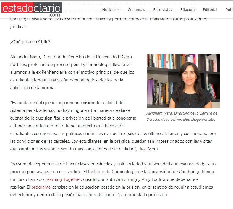 Estado Diario | Sepa por qué los estudiantes de Derecho deben visitar ...