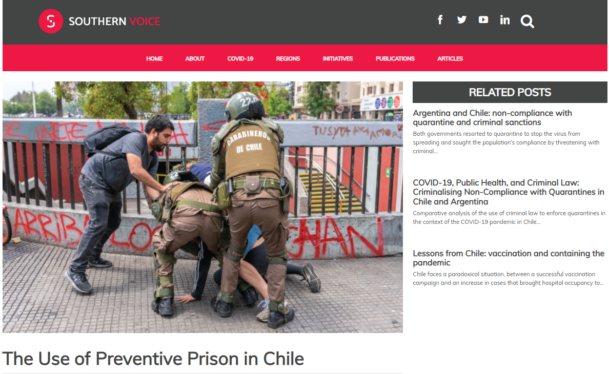 The Use of Preventive Prison in Chile – Facultad de Derecho UDP