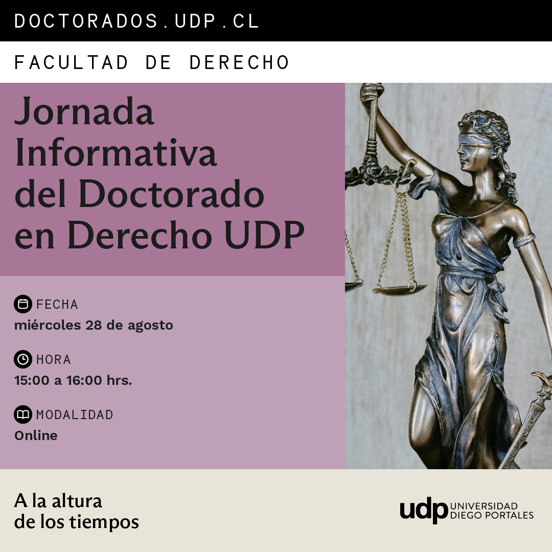 Jornada informativa del Doctorado en Derecho UDP – Facultad de Derecho UDP