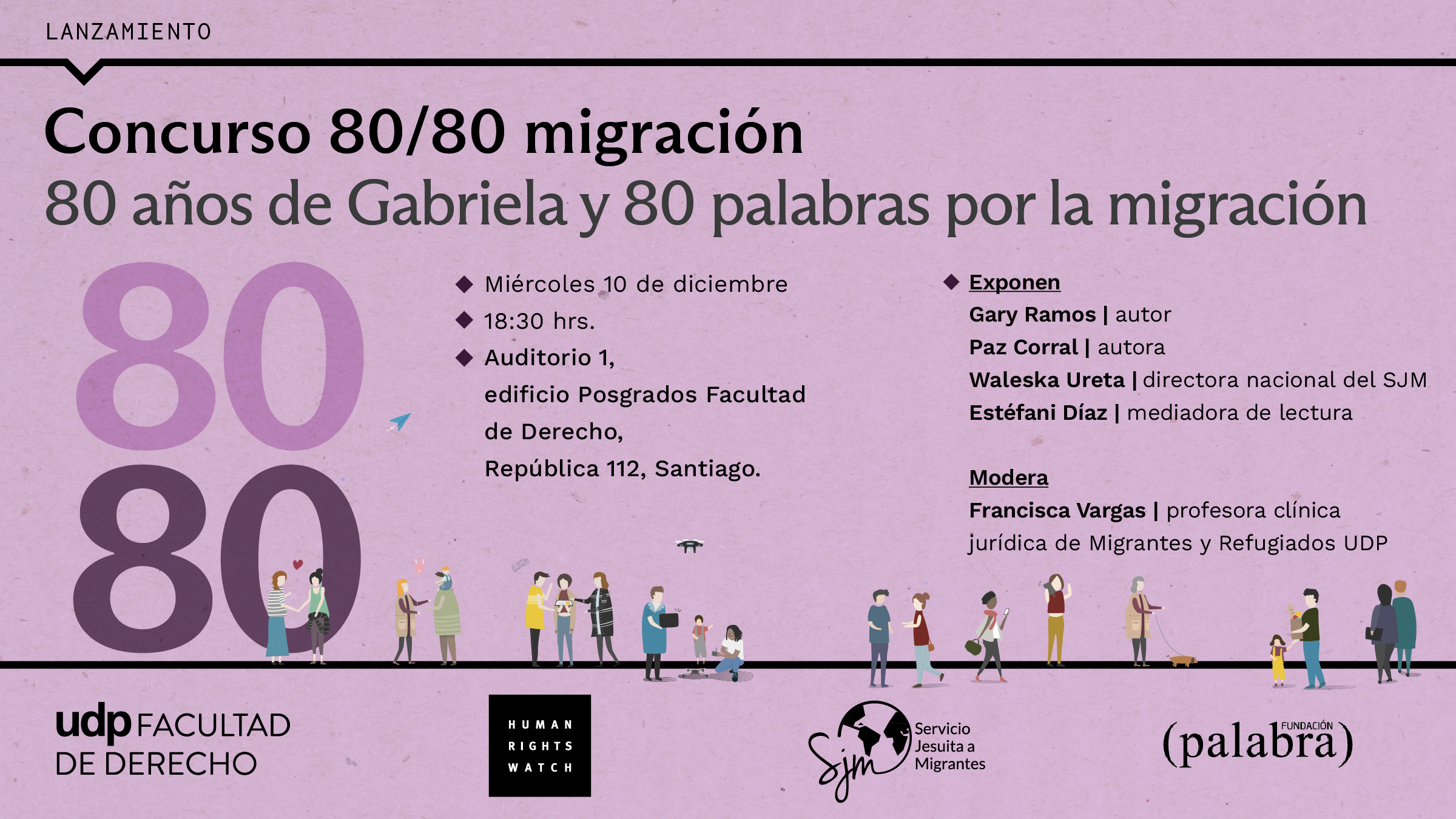 Lanzamiento Concurso 80/80 migración: 80 años de Gabriela y 80 palabras ...